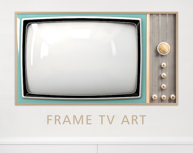 Vintage Samsung Frame TV Art, Blank Turned off Retro Tv Photo, #529 ...