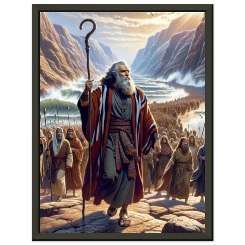 Moses (premium Matte Paper Metal Frame) - Etsy