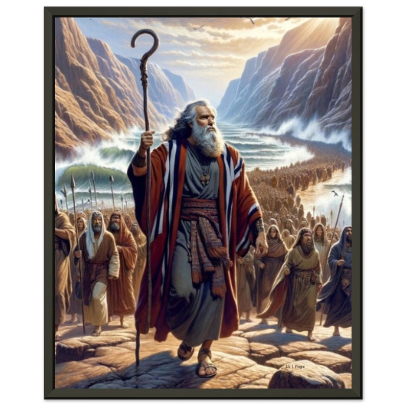Moses (premium Matte Paper Metal Frame) - Etsy