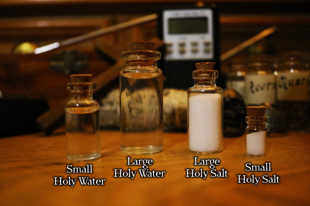 Blessed Holy Water & Holy Salt for Paranormal Investigators - Etsy