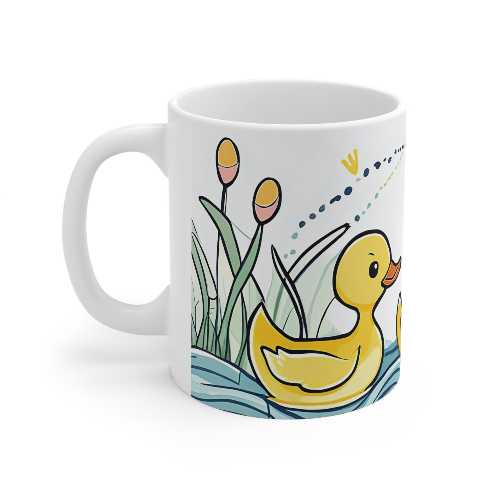 Rubber Duck Mug | Cute Duck Mug | Baby Ducks Coffee Mug | Ceramic ...