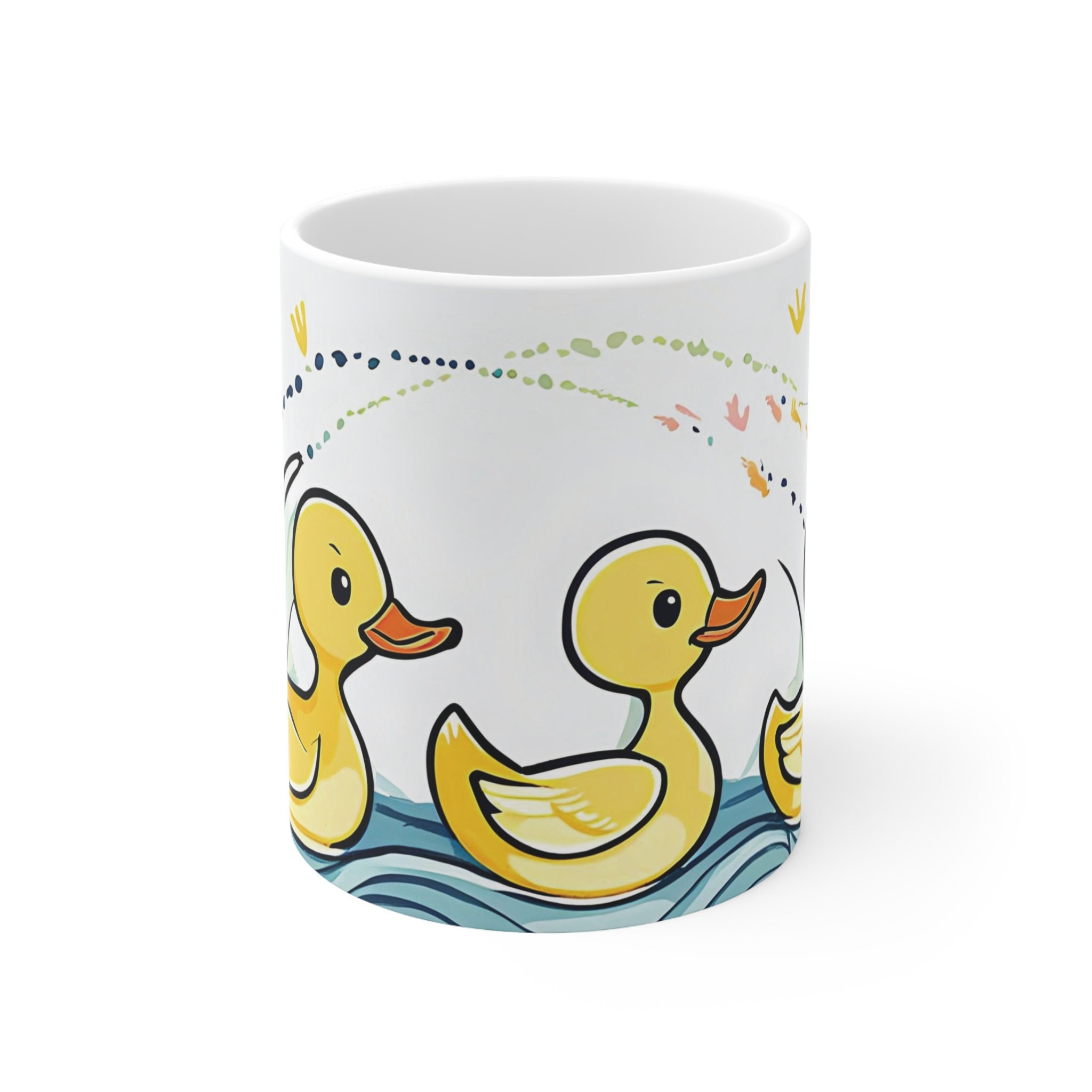 Rubber Duck Mug | Cute Duck Mug | Baby Ducks Coffee Mug | Ceramic ...