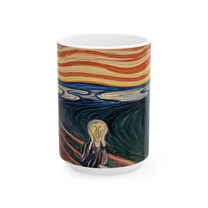 The Scream Mug by Edvard Munch Coffee Mug 11 Oz | Hot Cold Aesthetic ...