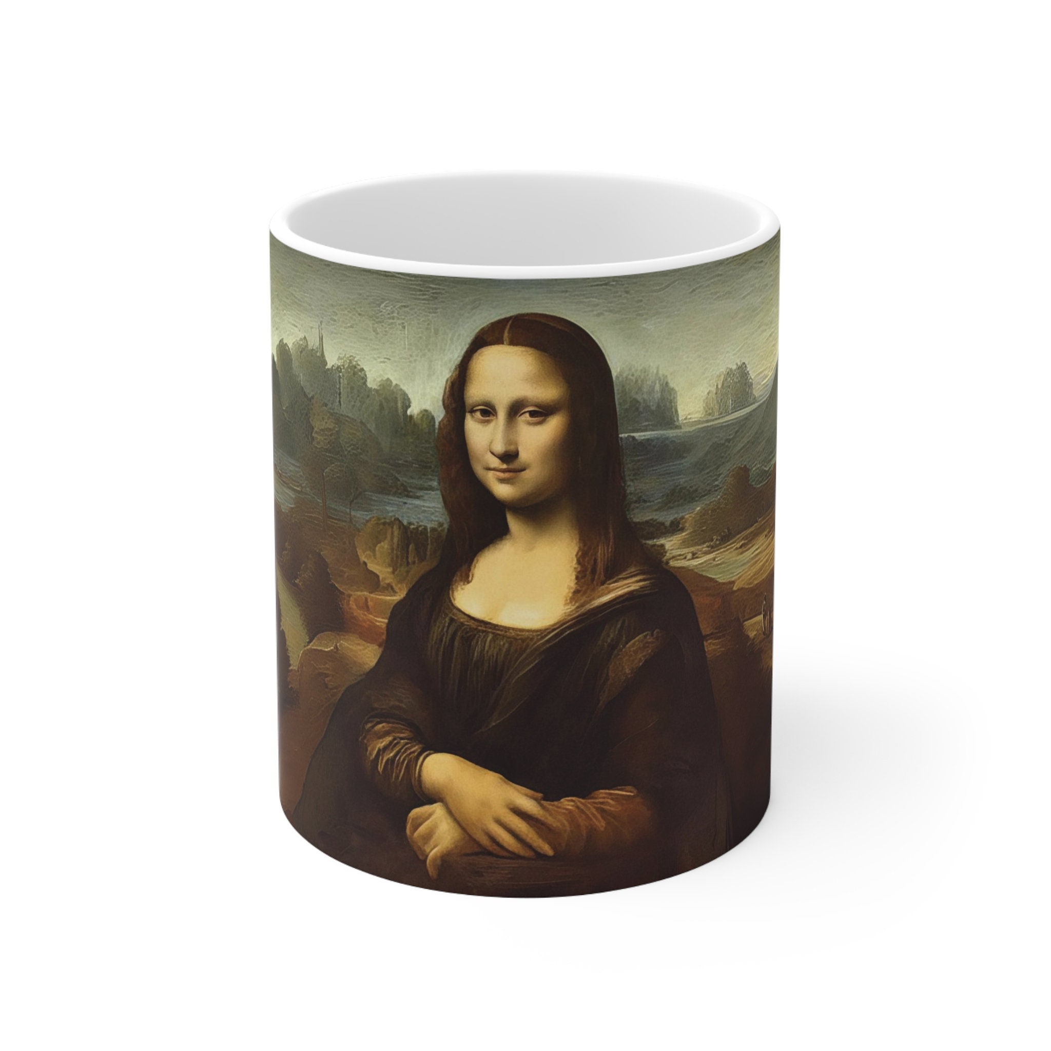 Mona Lisa Mug Leonardo Da Vinci Mona Lisa Coffee Mug 11 Oz Hot Cold ...