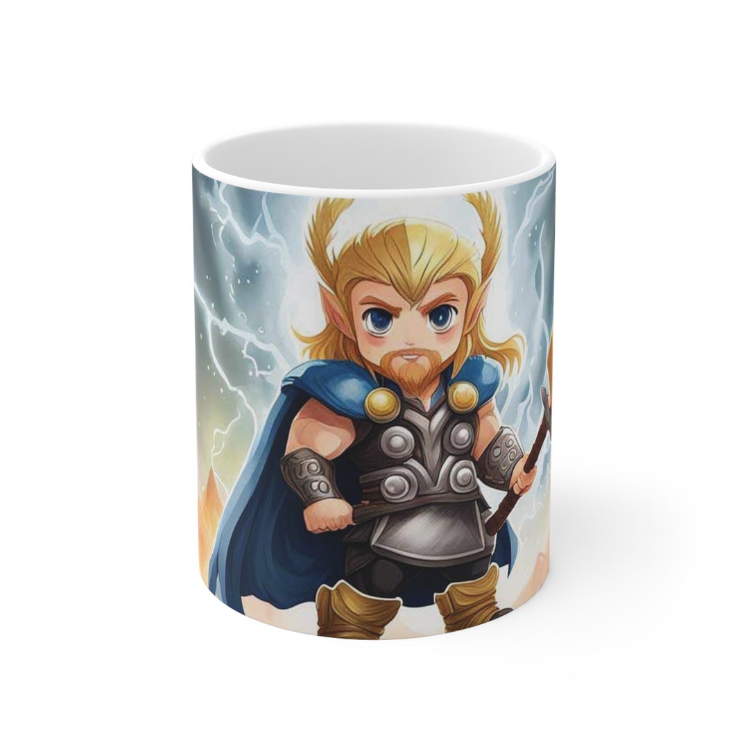 Thor Mug | Fairy Tale Mug | Mythology Mugs for Boys | 11 Oz Ceramic Mug ...