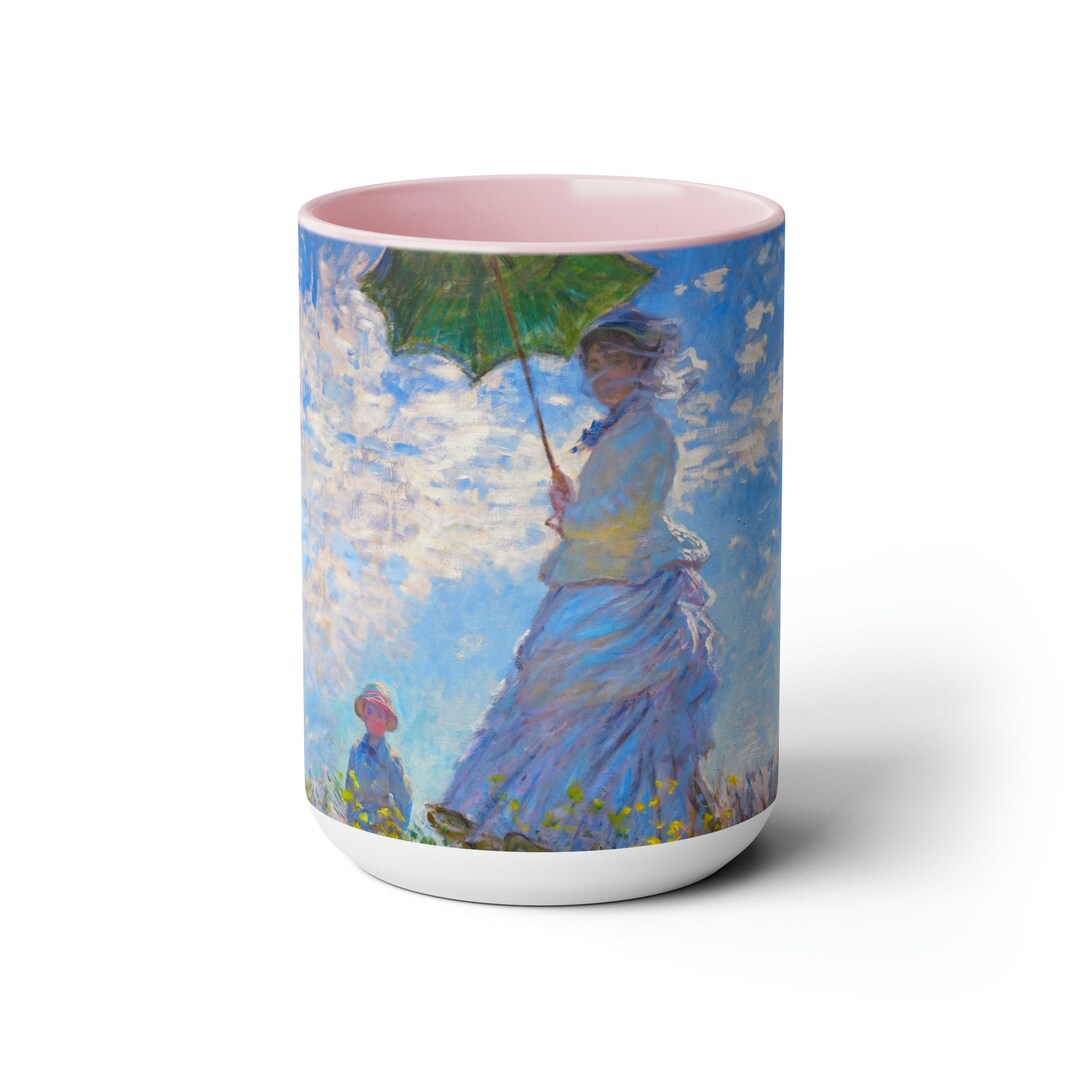 15 Oz Woman With a Parasol - Madame Monet and Her Son Mug (1875 ...