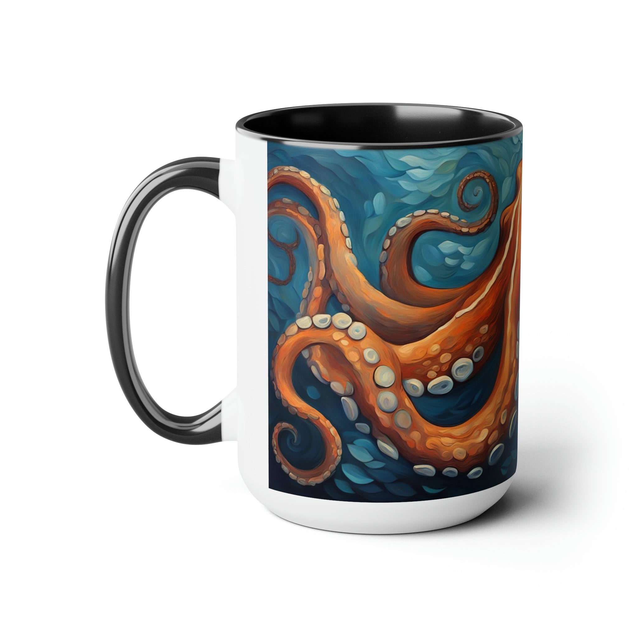 15 Oz Octopus Mug, Best Huge Octopus Coffee Mug, Original Large Octopus ...