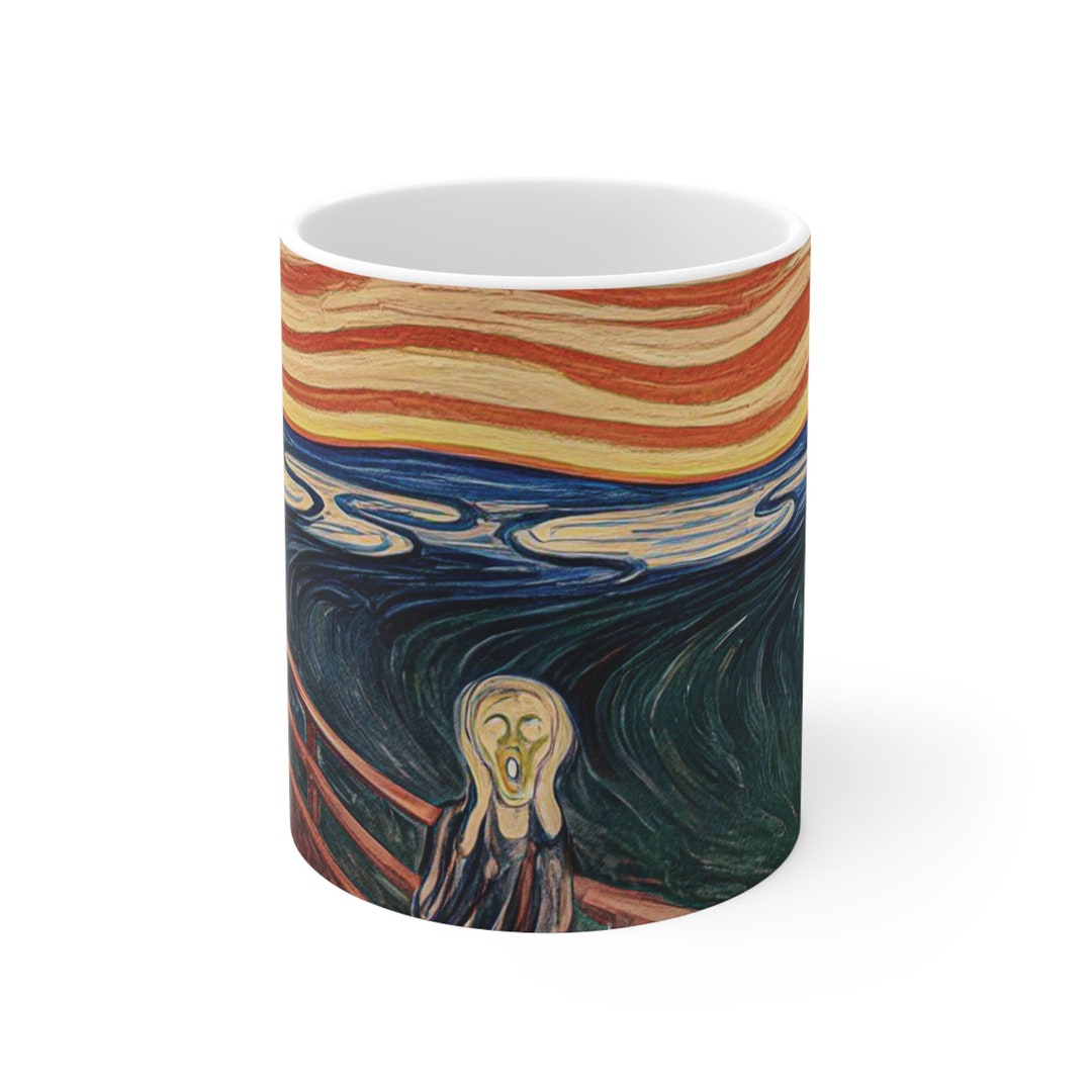 The Scream Mug by Edvard Munch Coffee Mug 11 Oz Hot Cold Aesthetic ...