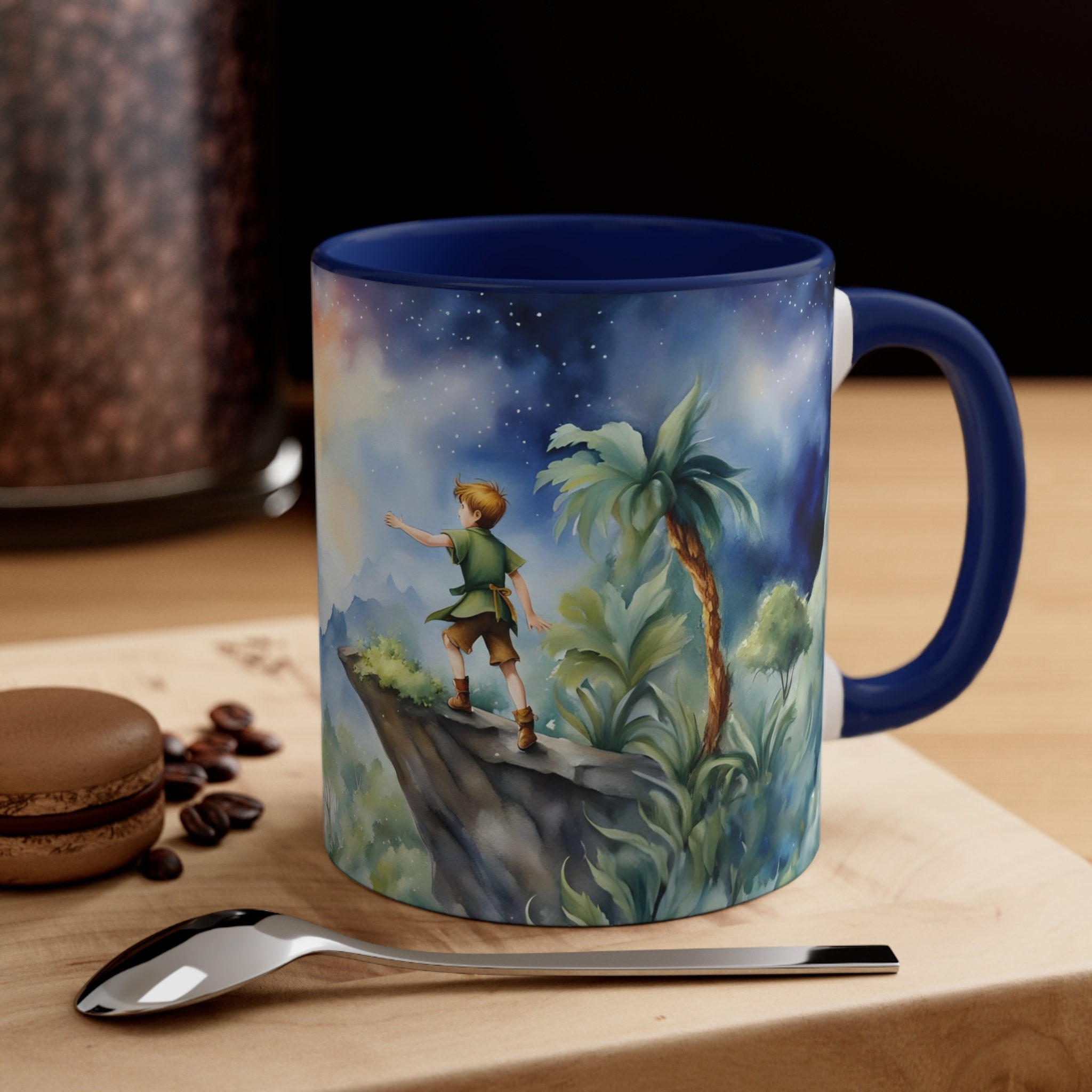 Peter Pan Mug for Women | Never Land Mug | Fairy Tale Mug for Kids ...