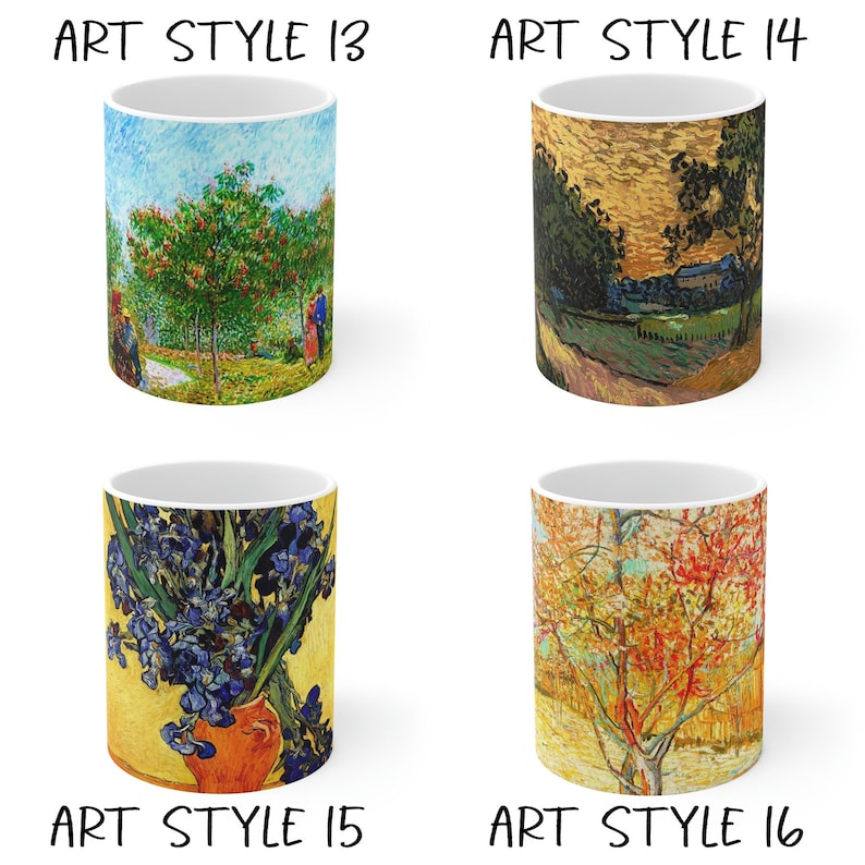 Vincent Van Gogh Coffee Mug, Van Gogh Mug Cup Drinkware | Famous ...