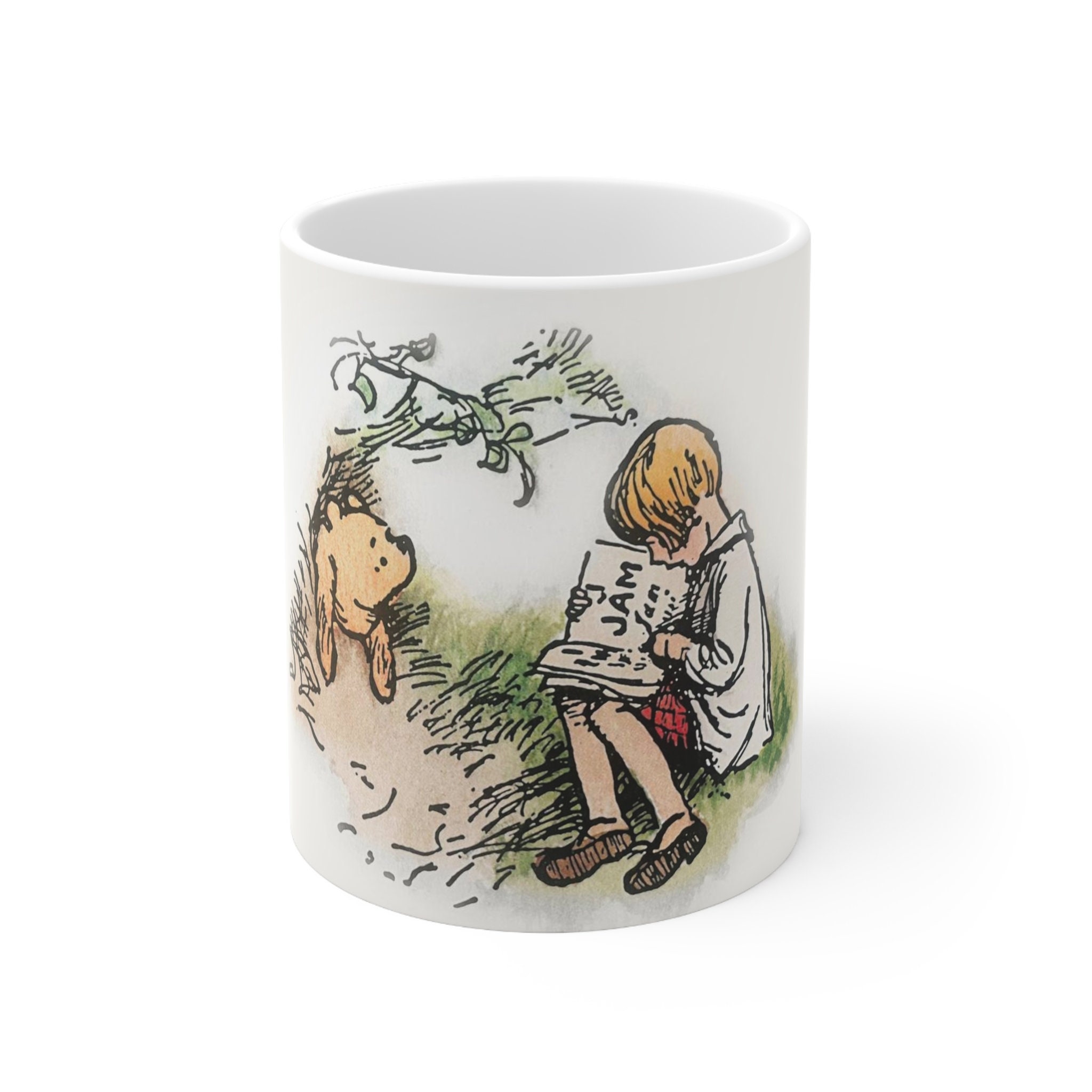 Classic Winnie -the - Pooh Coffee Mug | Original Character Drawing From ...