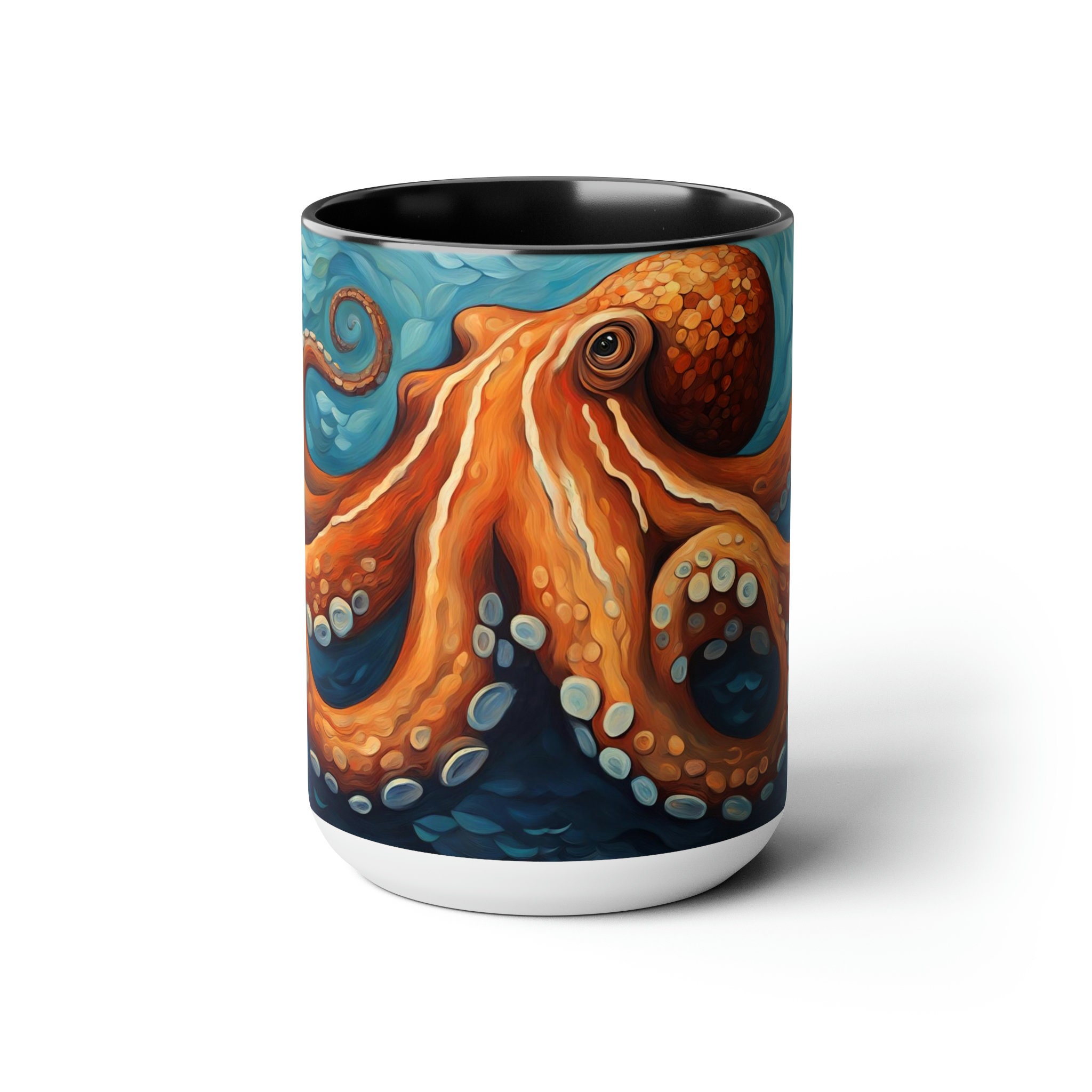 15 Oz Octopus Mug, Best Huge Octopus Coffee Mug, Original Large Octopus ...