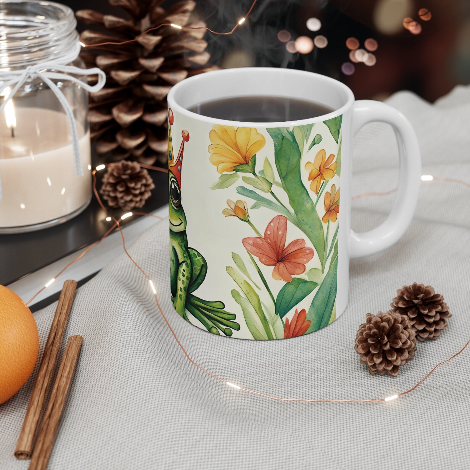 The Frog Prince Mug | Young Teenager Coffee Mug | Cool Prince Charming ...