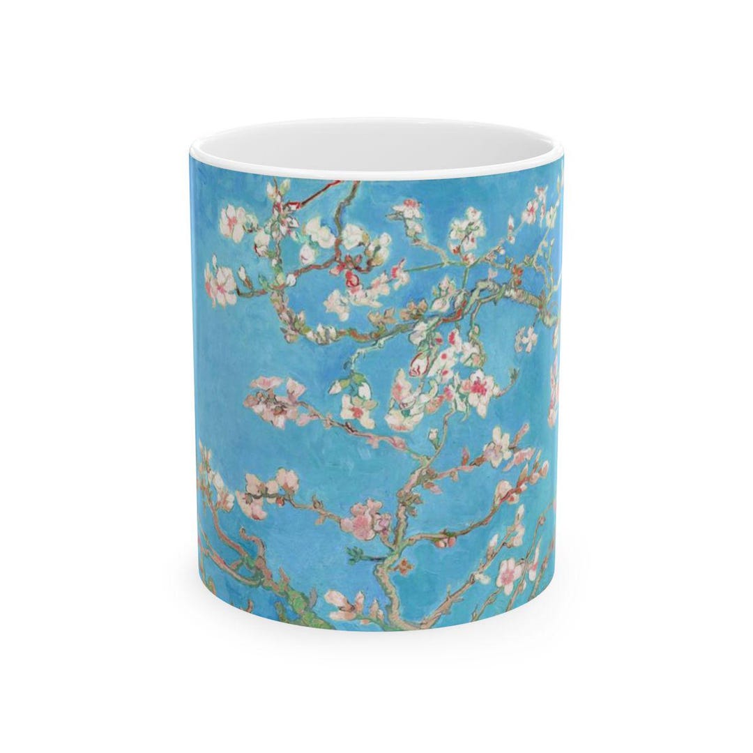 Vincent Van Gogh Almond Blossom Coffee Mug - Artistic Floral Cup Gift ...