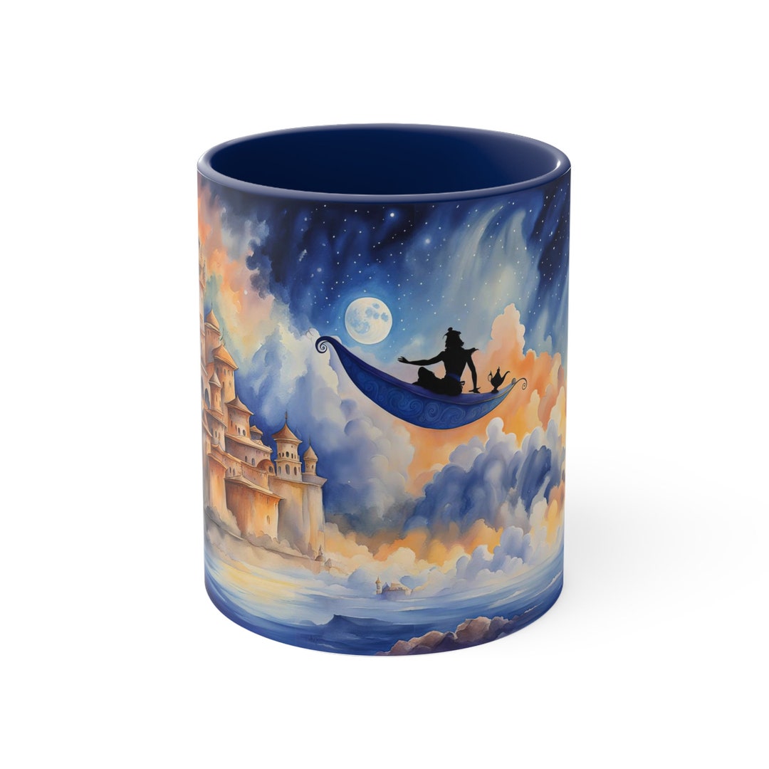 Aladdin Mug Genie Magic Lamp Mug Fairy Tale Mug Cup Hans Christian ...