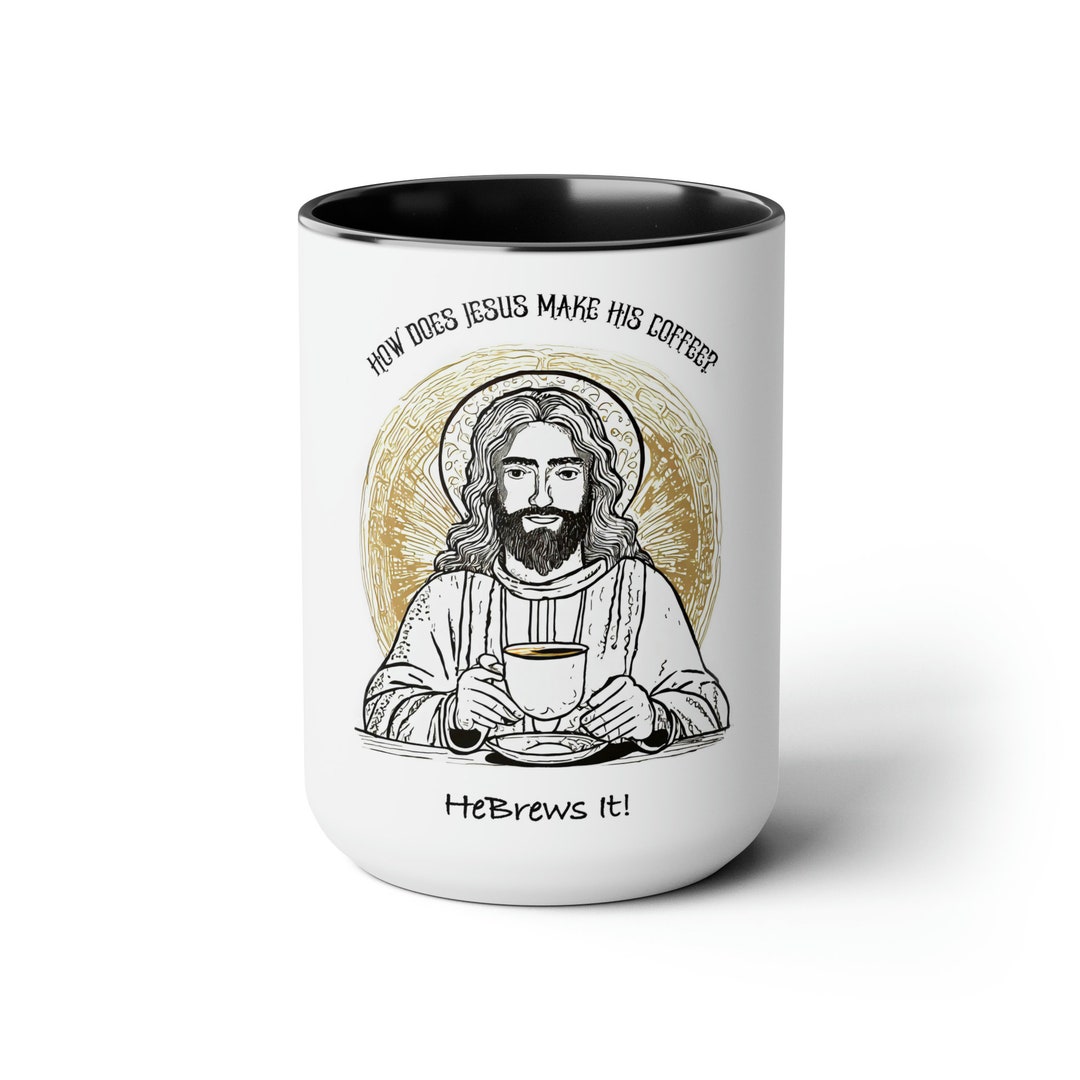 Large Hebrews It Mug Coffee Mug, Religious Humor Joke Bible Study Mug ...