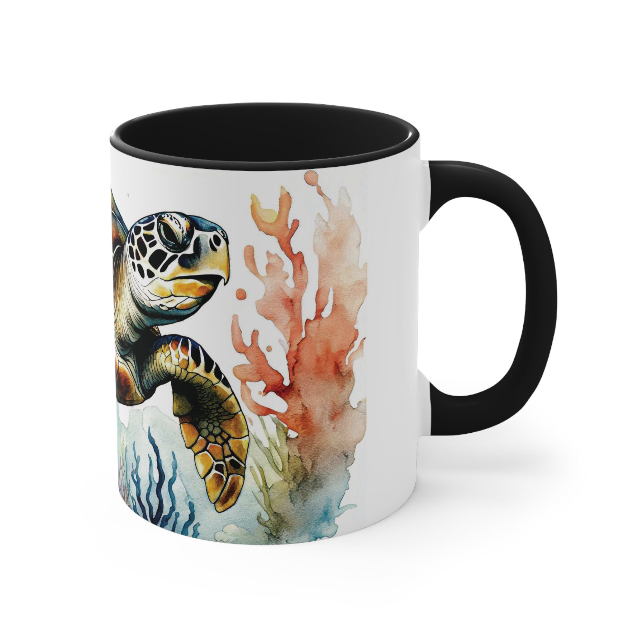 Sea Turtle Coffee Mug | Sea Turtle Gifts for Women | Beach Coffee Mugs ...