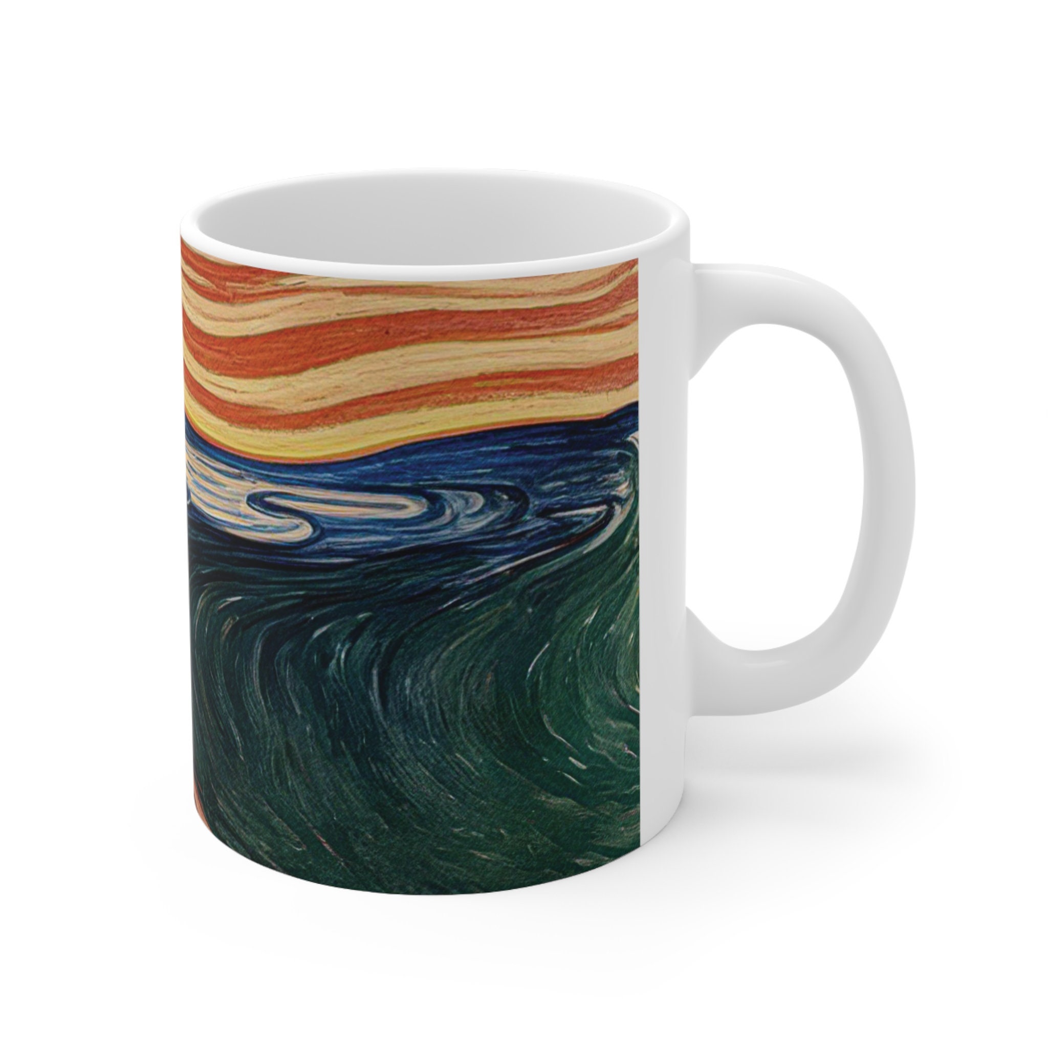 The Scream Mug by Edvard Munch Coffee Mug 11 Oz Hot Cold Aesthetic ...