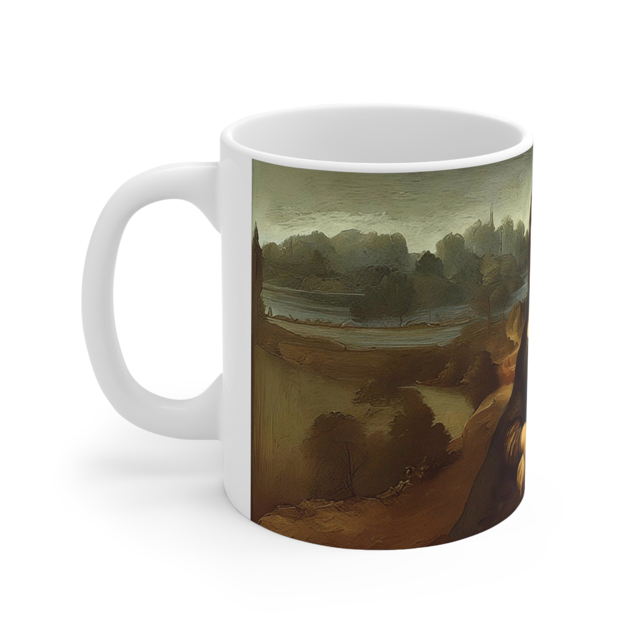 Mona Lisa Mug Leonardo Da Vinci Mona Lisa Coffee Mug 11 Oz Hot Cold ...