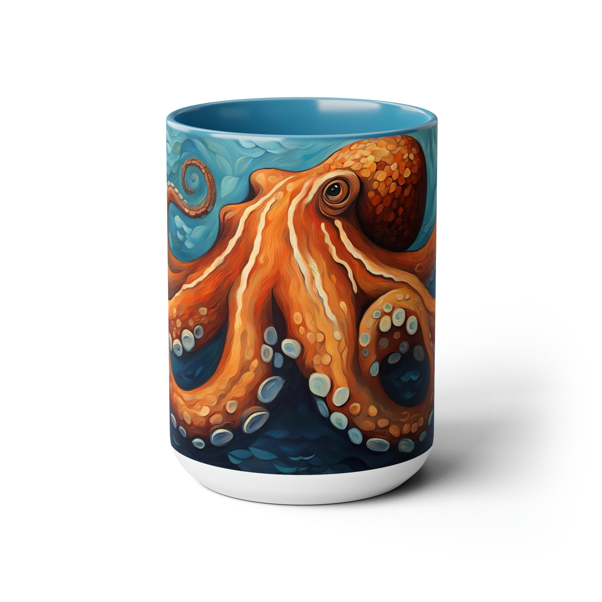 15 Oz Octopus Mug, Best Huge Octopus Coffee Mug, Original Large Octopus ...