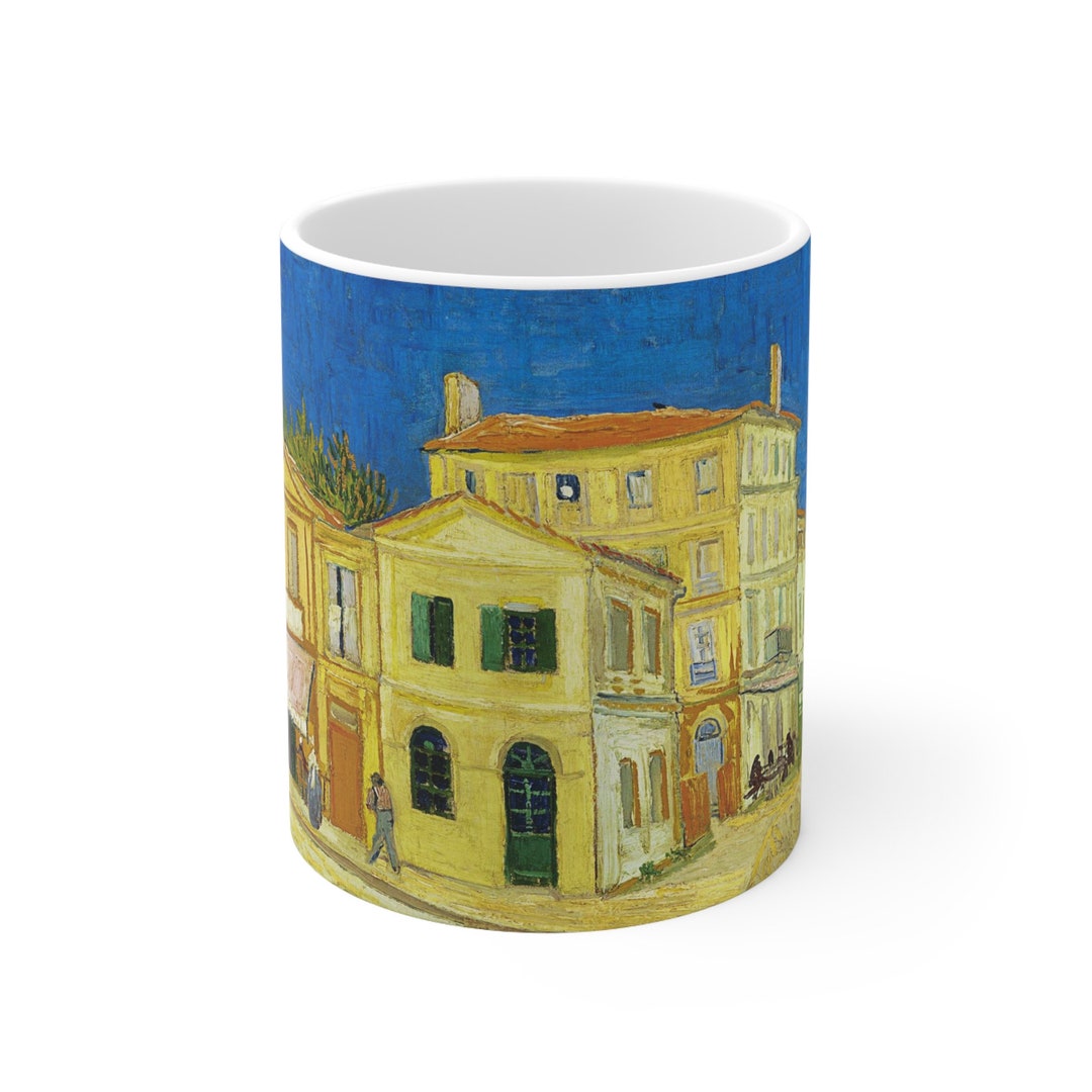 Van Gogh Mug | Yellow House 1888 | Art Mug | Vincent Van Gogh Mug ...