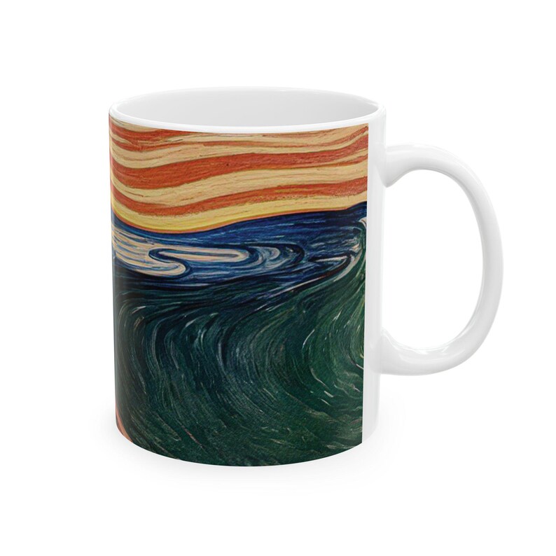 The Scream Mug by Edvard Munch Coffee Mug 11 Oz | Hot Cold Aesthetic ...
