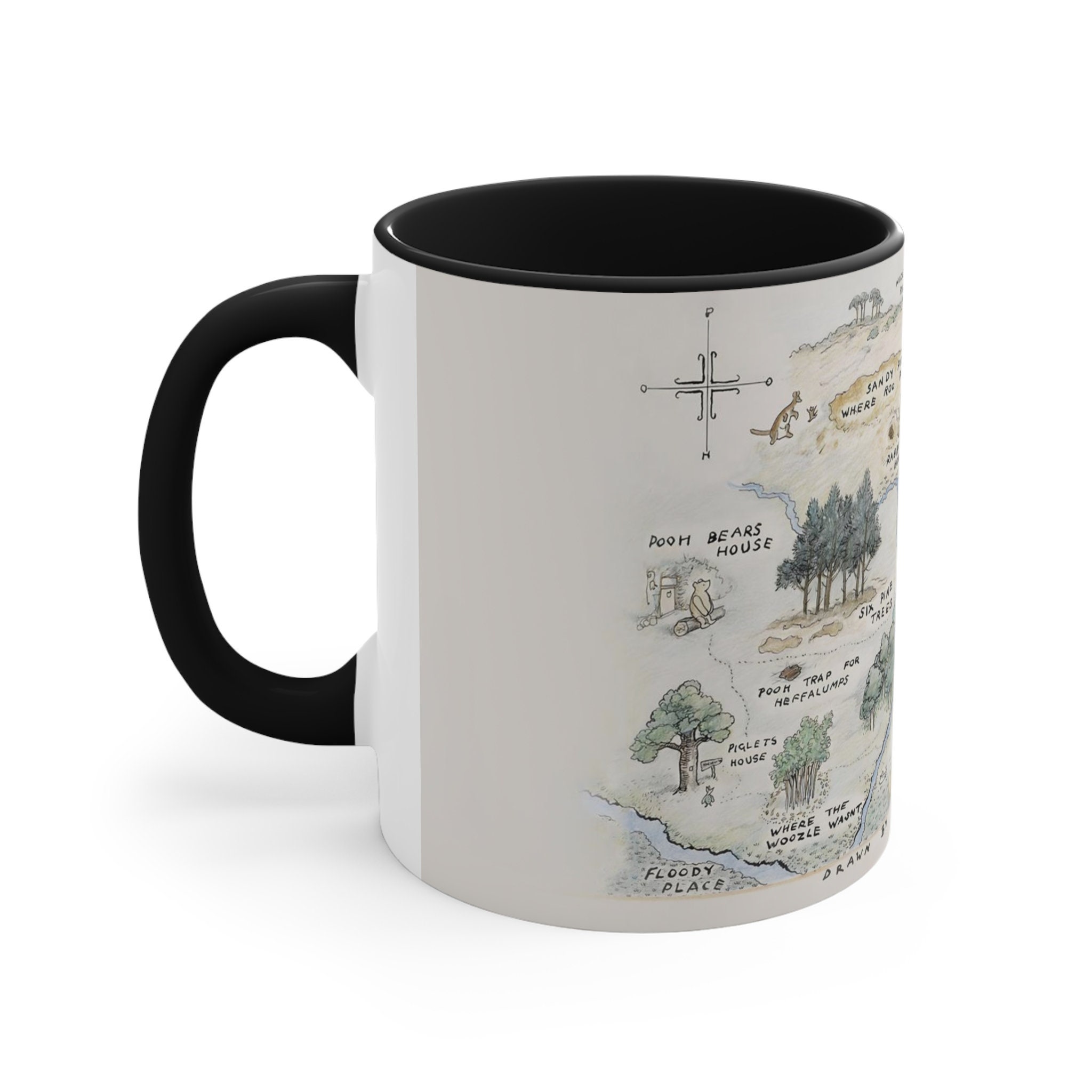 Winnie the Pooh Map Mug | Winnie the Pooh Map Cup | Winnie the Pooh Mug ...