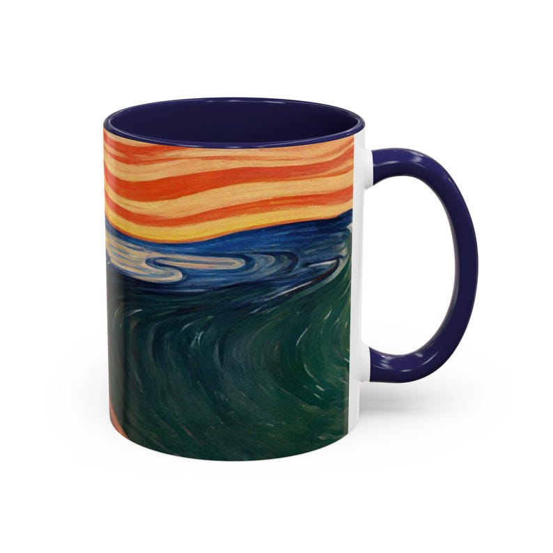 Scream Mug by Edvard Munch | Hot and Cold 11 Oz Mug for Women With ...