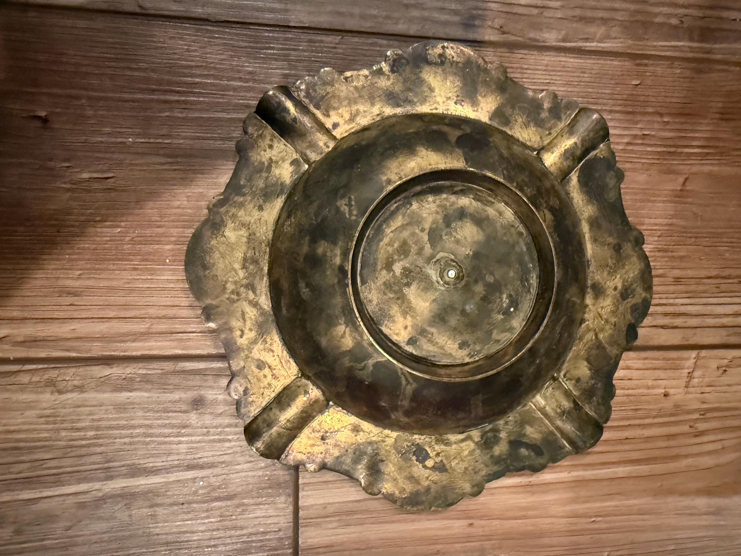 Solid Brass Ashtray- Coffee Table Display -home Bar Accents - Etsy