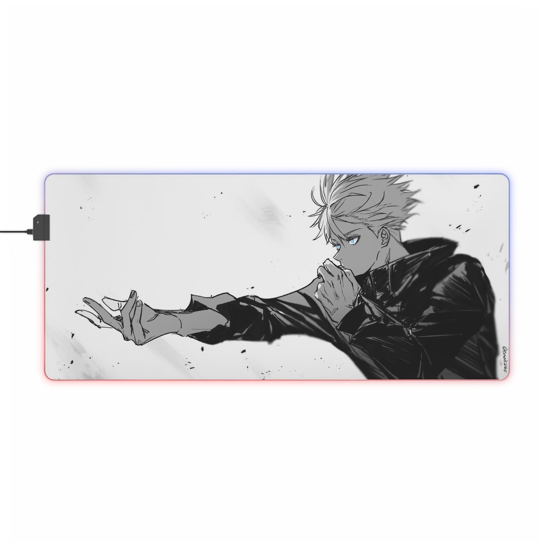 Satoru Gojo LED Gaming Mouse Pad - Etsy