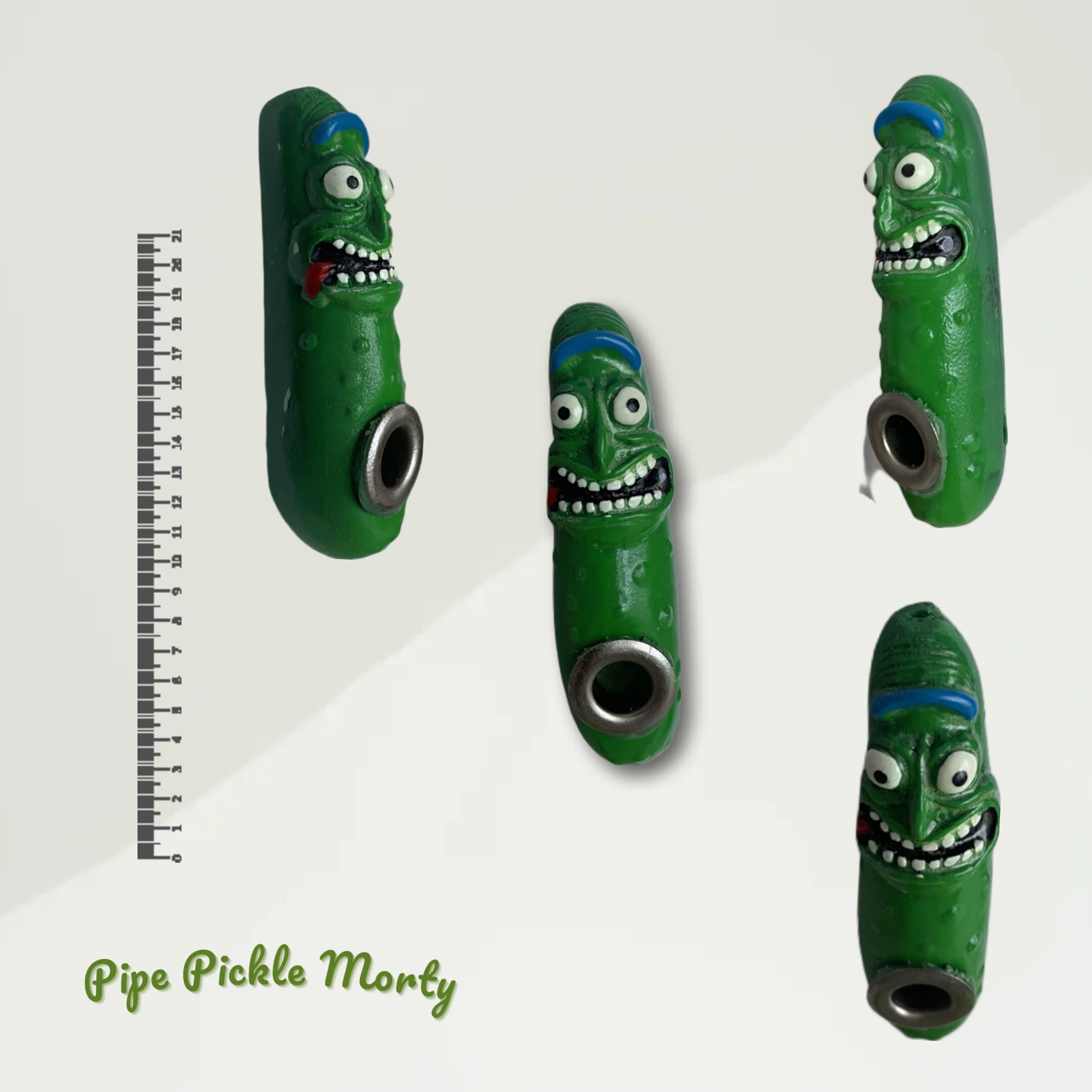 Artesanal Pickle Rick Pipes - Etsy