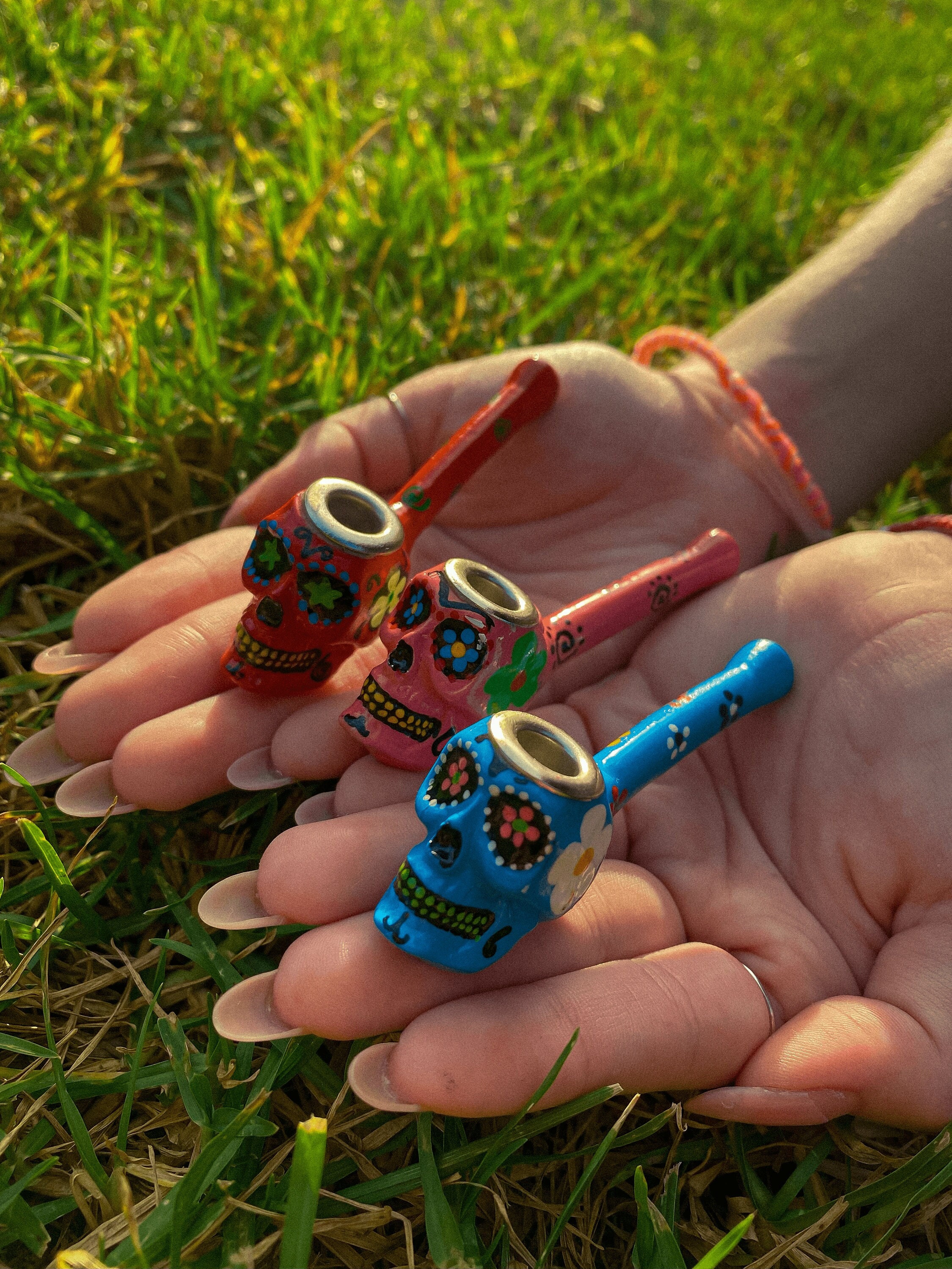 Pipas Artesanales Catrinas Calavera - Etsy España