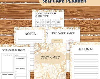 Self Care Checklist, Self-care Planner, Selfcare Journal Tracker ...