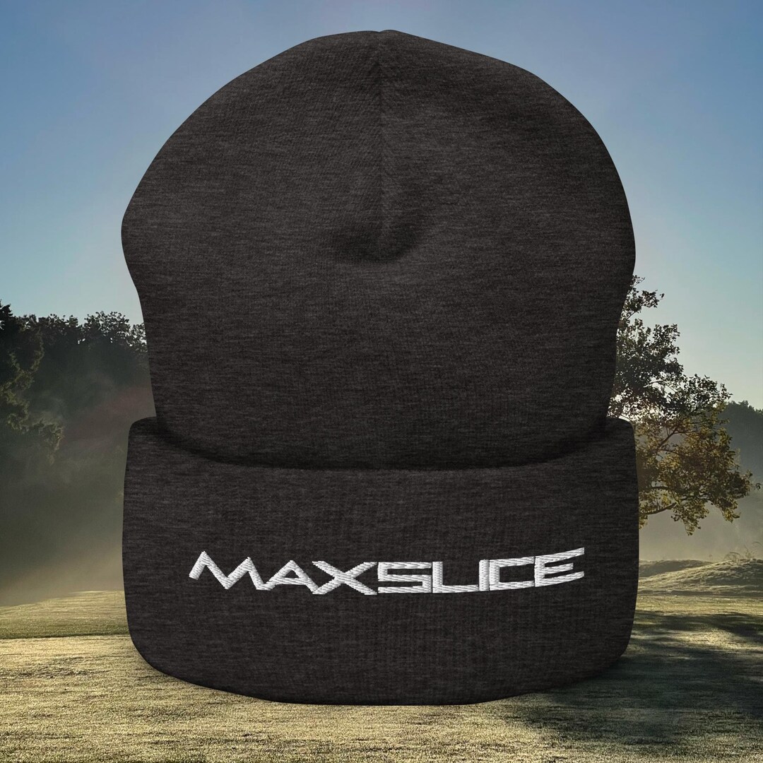 Maxslice Golf Beanie Golfer Gift Golf Apparel Funny Golf Hat Maxfli ...