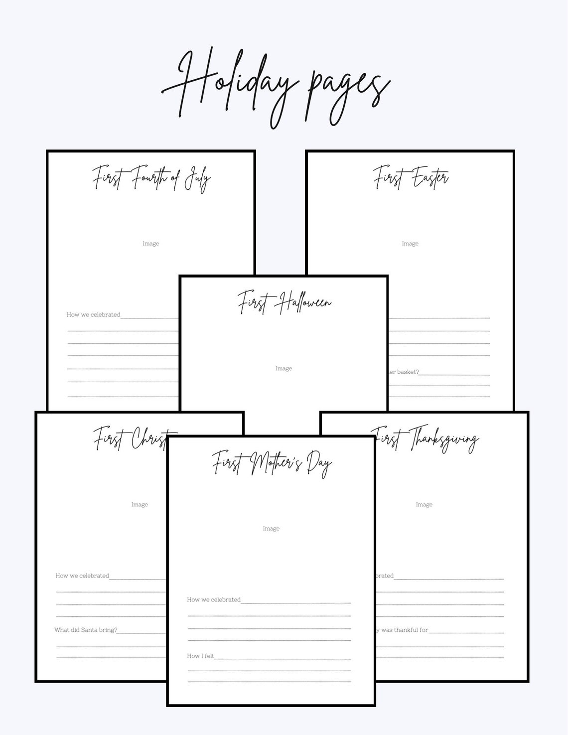 Single Mom Baby Book, Digital Download, Printable, Memory Book ...