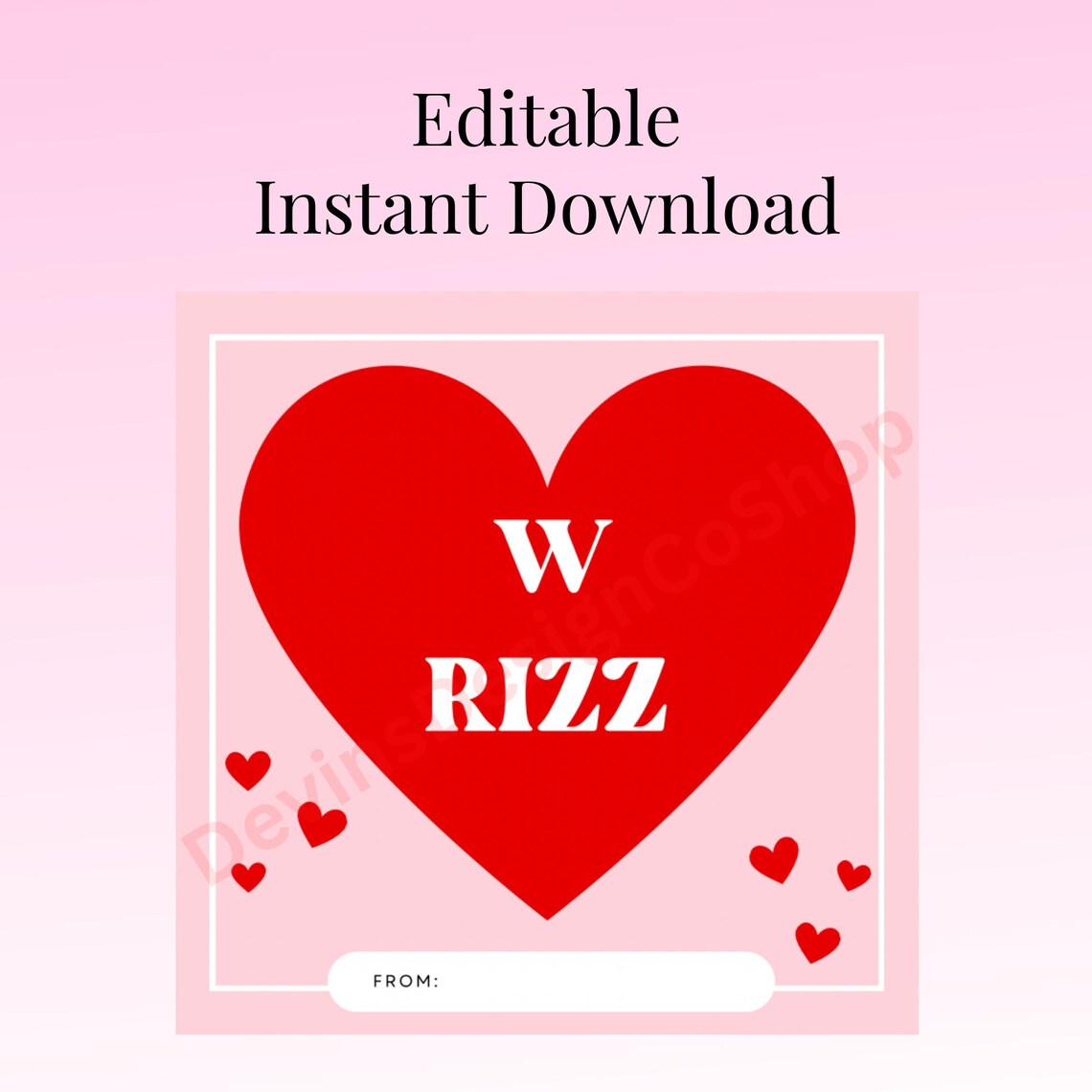Slang Valentines Day Cards, Gen Alpha Valentines, Gen Z Valentines ...