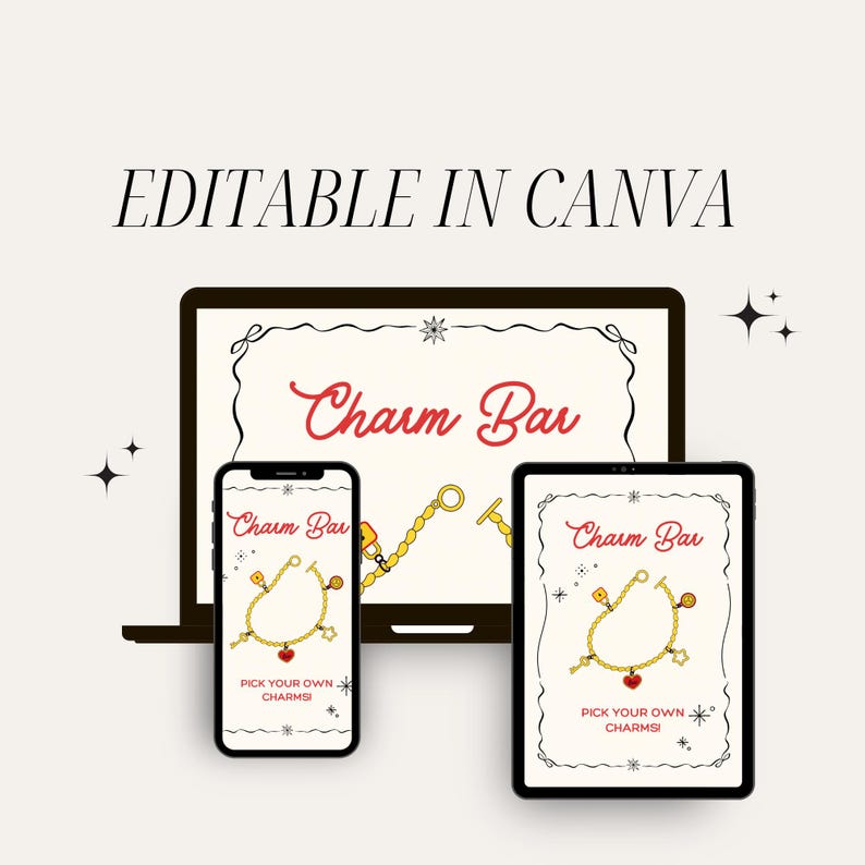 Charm Bar Sign, Charm Bar Signage, Directions, Simple Jewelry Design ...