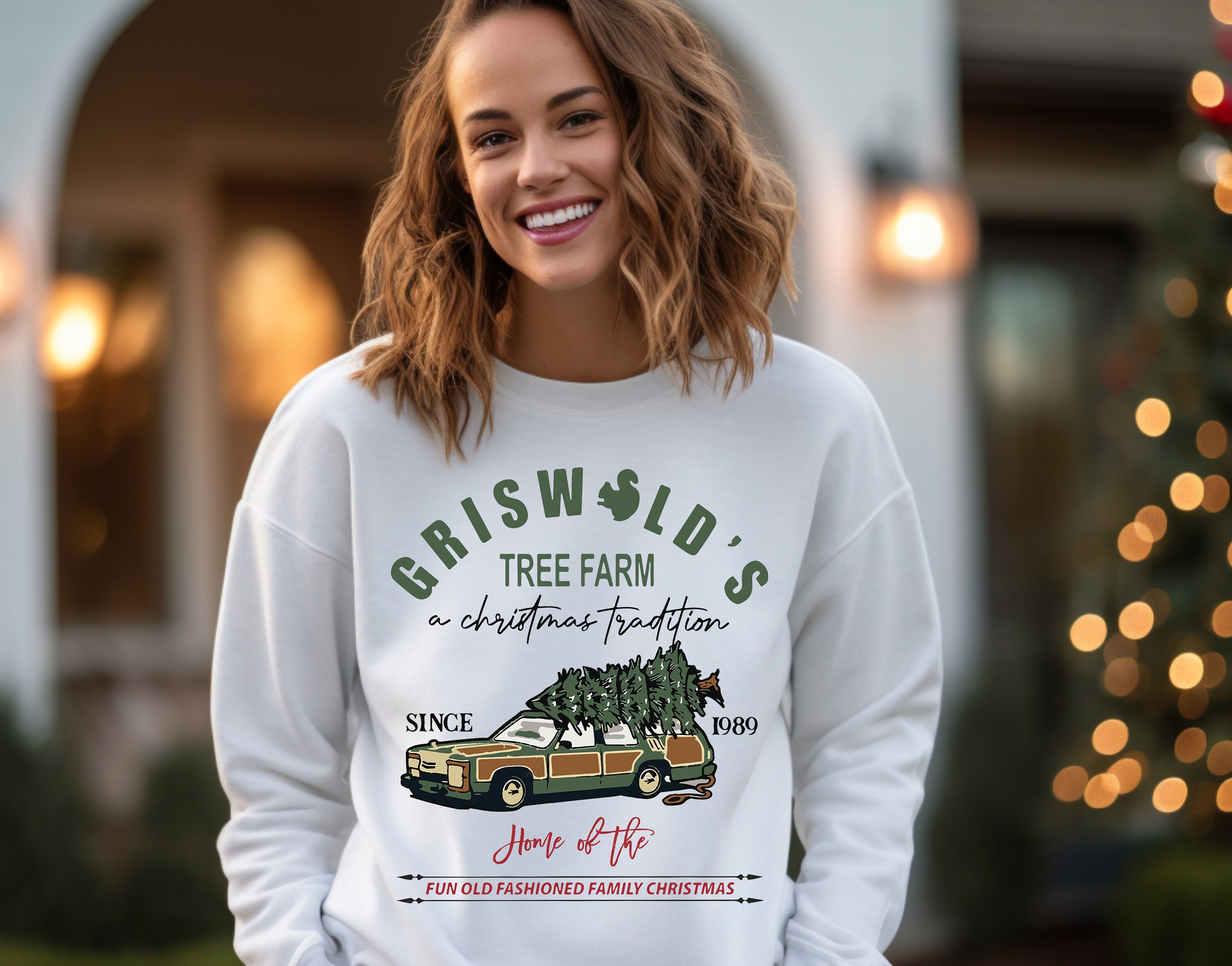 Rock the Holidays With Griswold's Tree Farm Sweatshirt and Hoodie ...