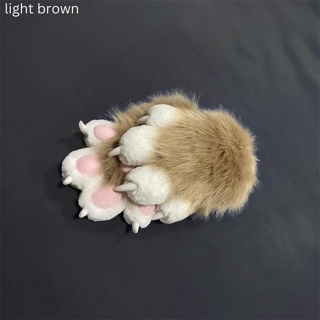 16 Colors Furry Paws Fluffy Fursuit Paws Wolf Kemono Paws Partial ...