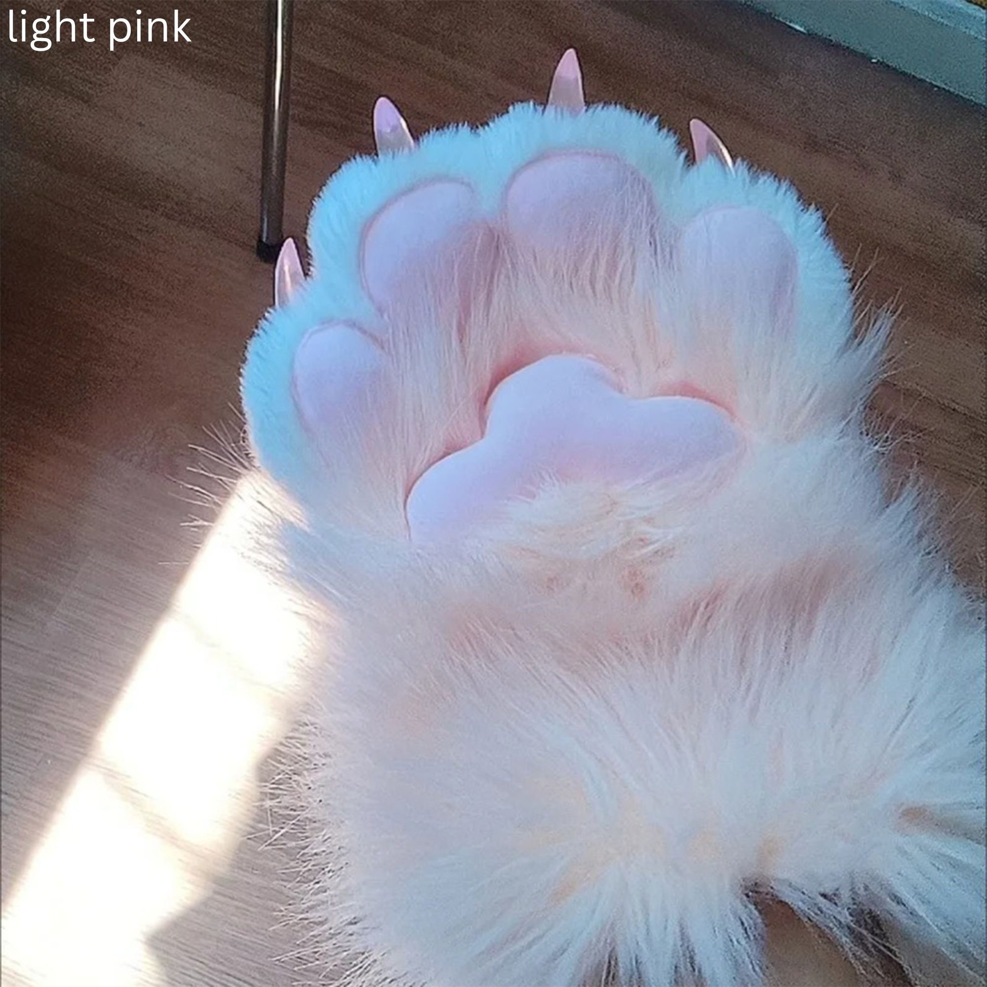 16 Colors Black Furry Paws Fursuit Paw Fluffy Kemono Paws White Partial ...