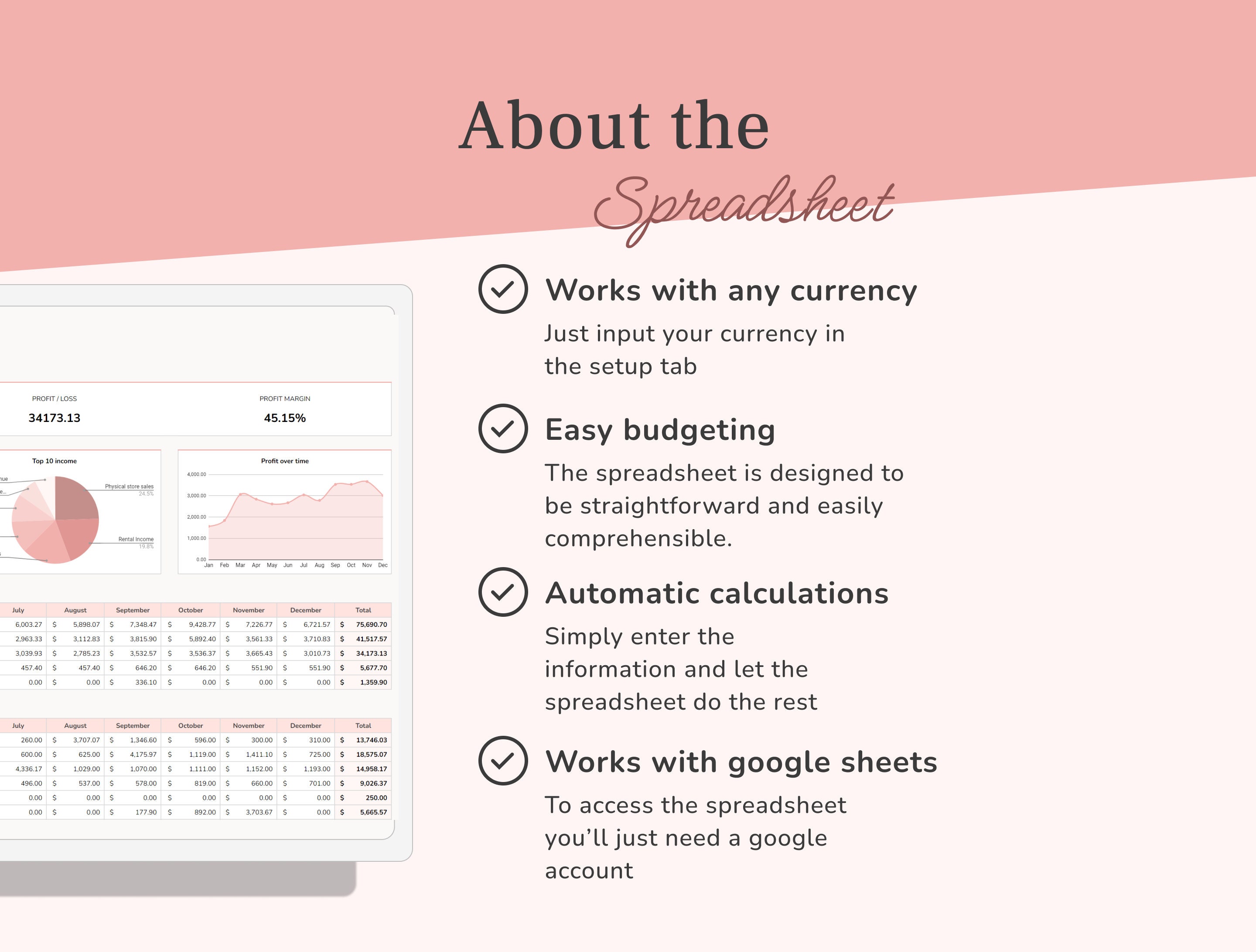 Small Business Bookkeeping Template, Google Sheets Bookkeeping ...