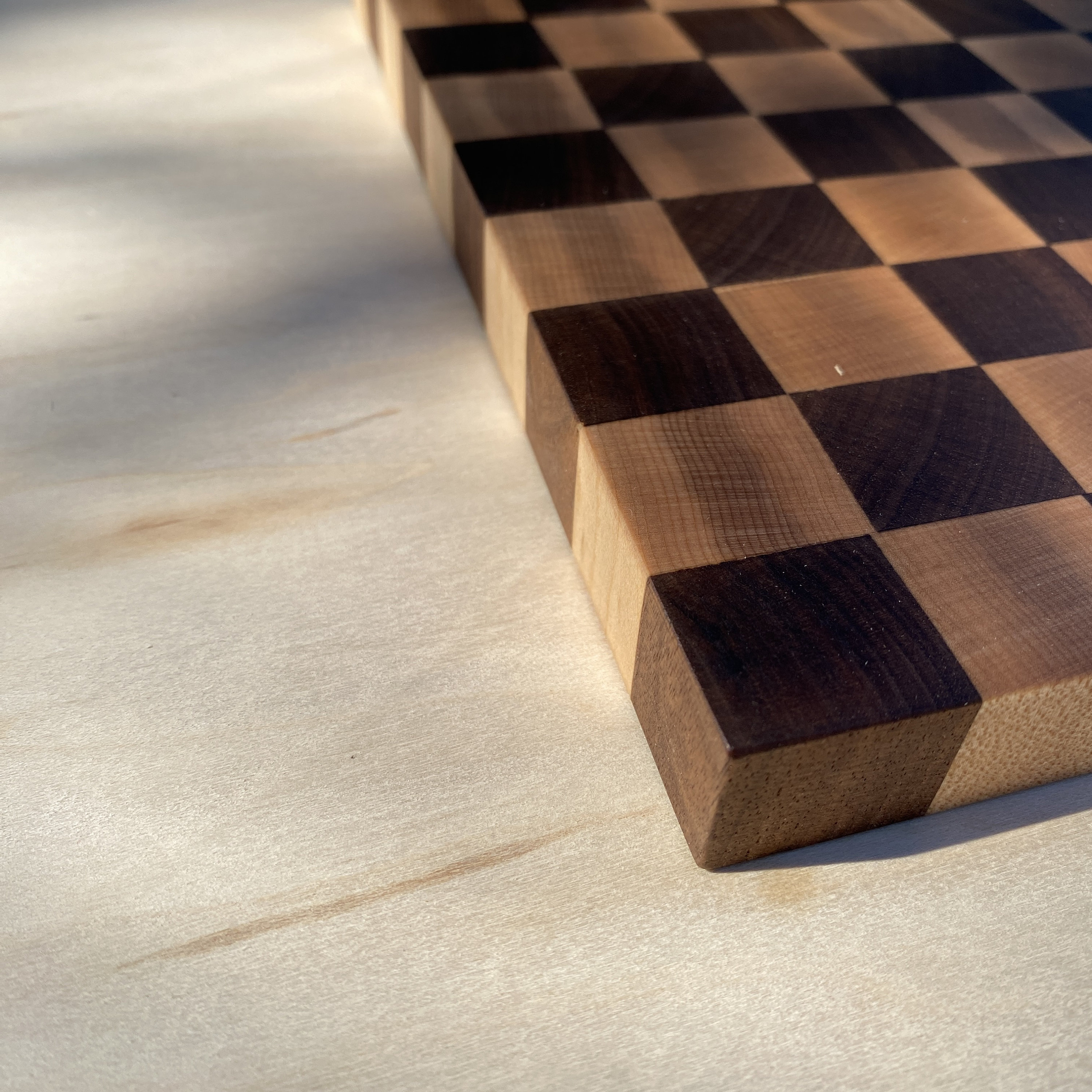 Checkerboard Cutting Board Butcher Block - Etsy
