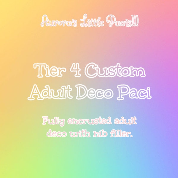 Deco Pacifier - Etsy