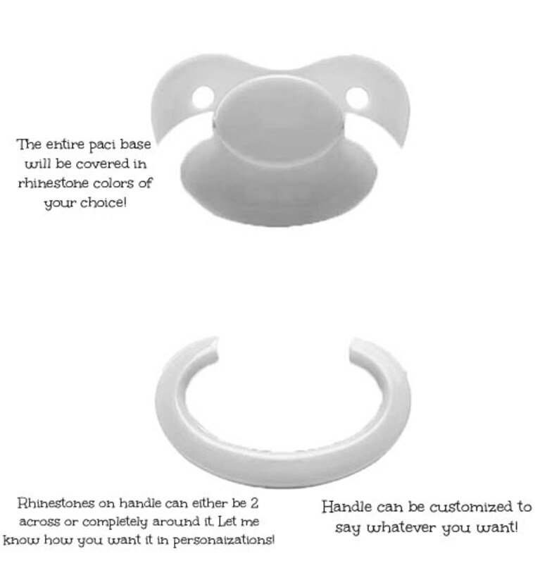 Tier 4 Custom Adult Deco Paci - Etsy