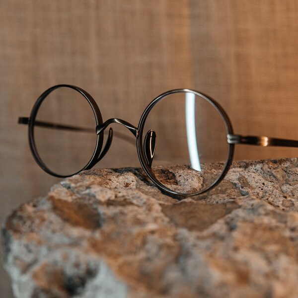 Small Round Glasses - Etsy