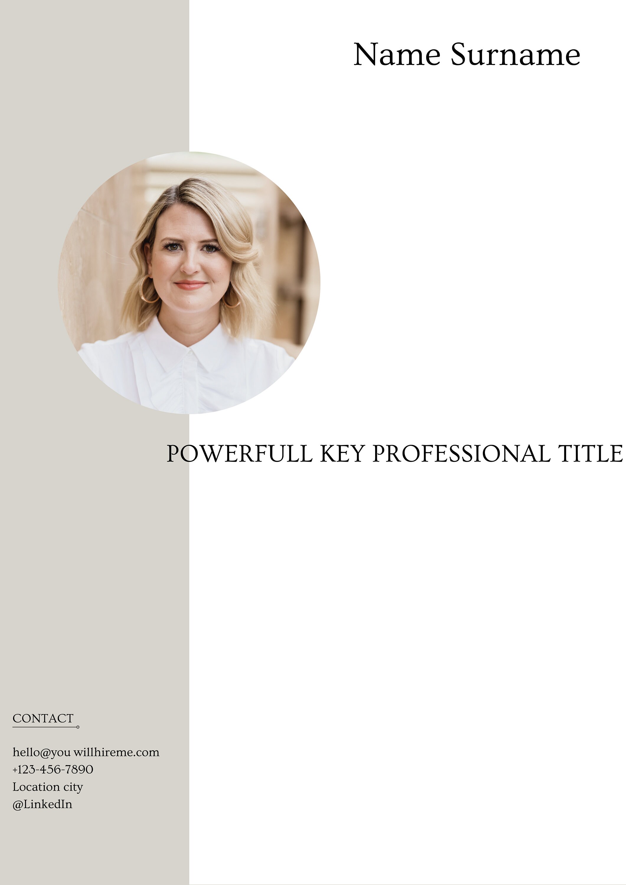 Tailor-made Resume / CV Templates / Proven Results - Etsy