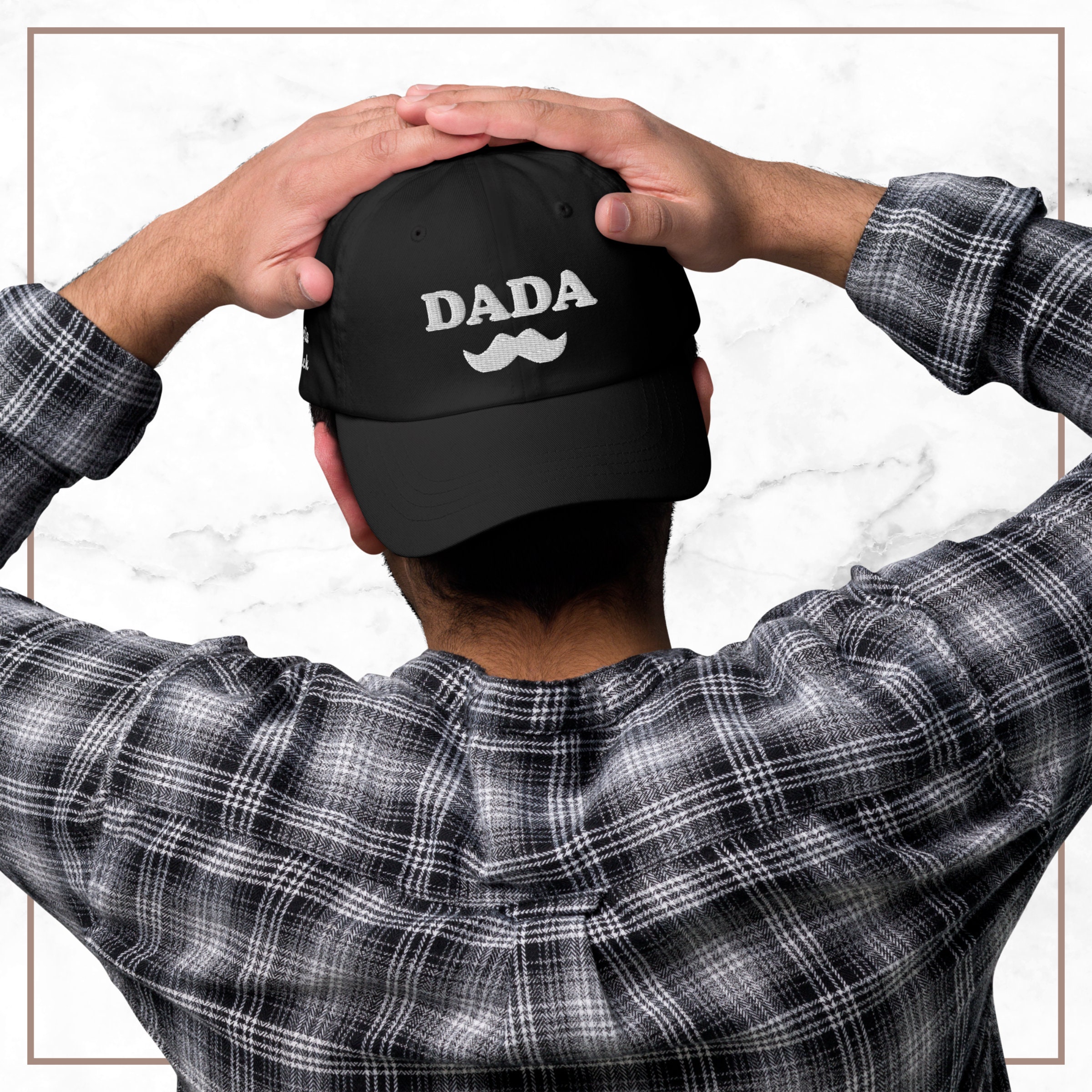 Customizable Dada Cap With a Mustache, Funny Father's Day Gift From the ...