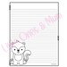 Writing Paper Woodland Animal Theme Digital Download - Etsy