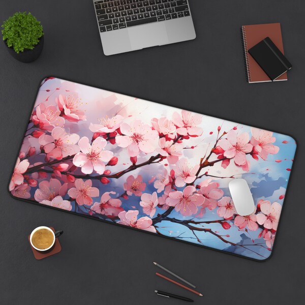 Sakura Desk Mat - Etsy
