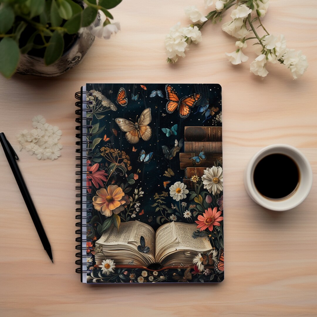 Dark Academia Journal, Ruled Line, Professor Journal, Buterfly Journal ...